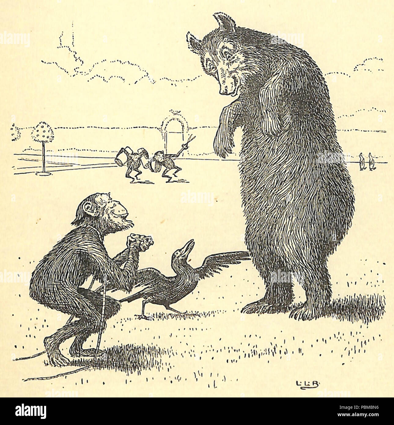 842 Johnny Crow's Garden - so the Ape Stock Photo - Alamy