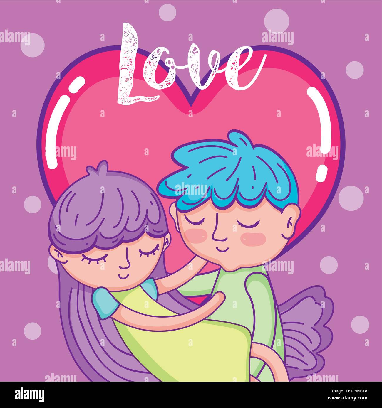 Love and kids cartoons Stock Vector Image & Art - Alamy