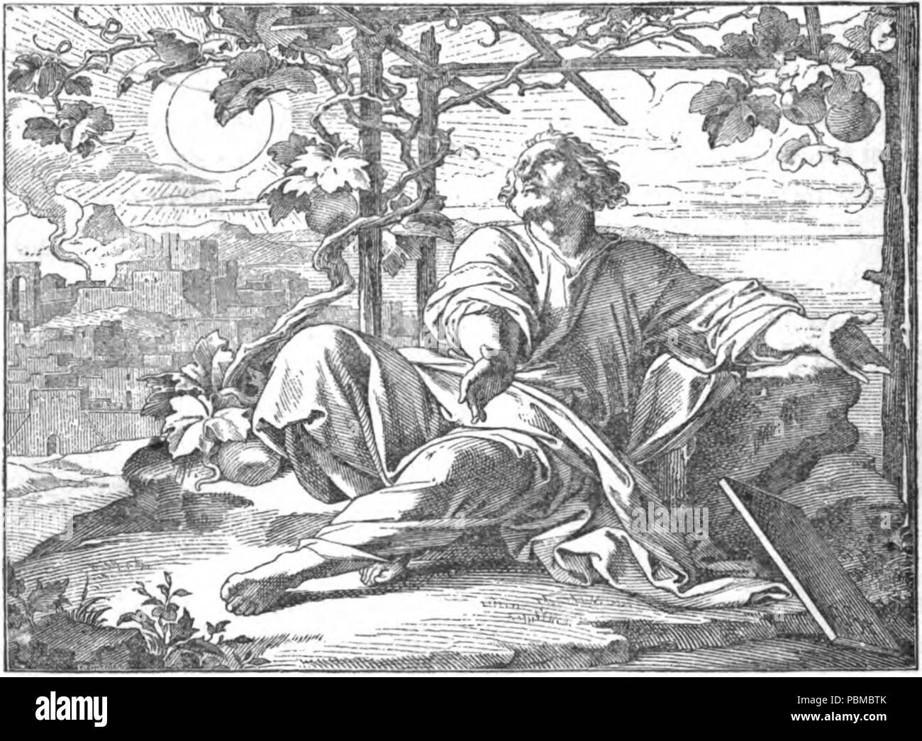 Jonah under Black and White Stock Photos & Images - Alamy