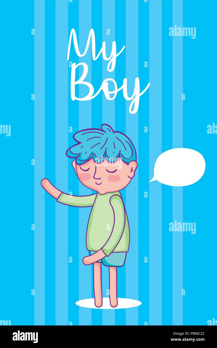 My boy cartoon Stock Vector Image & Art - Alamy