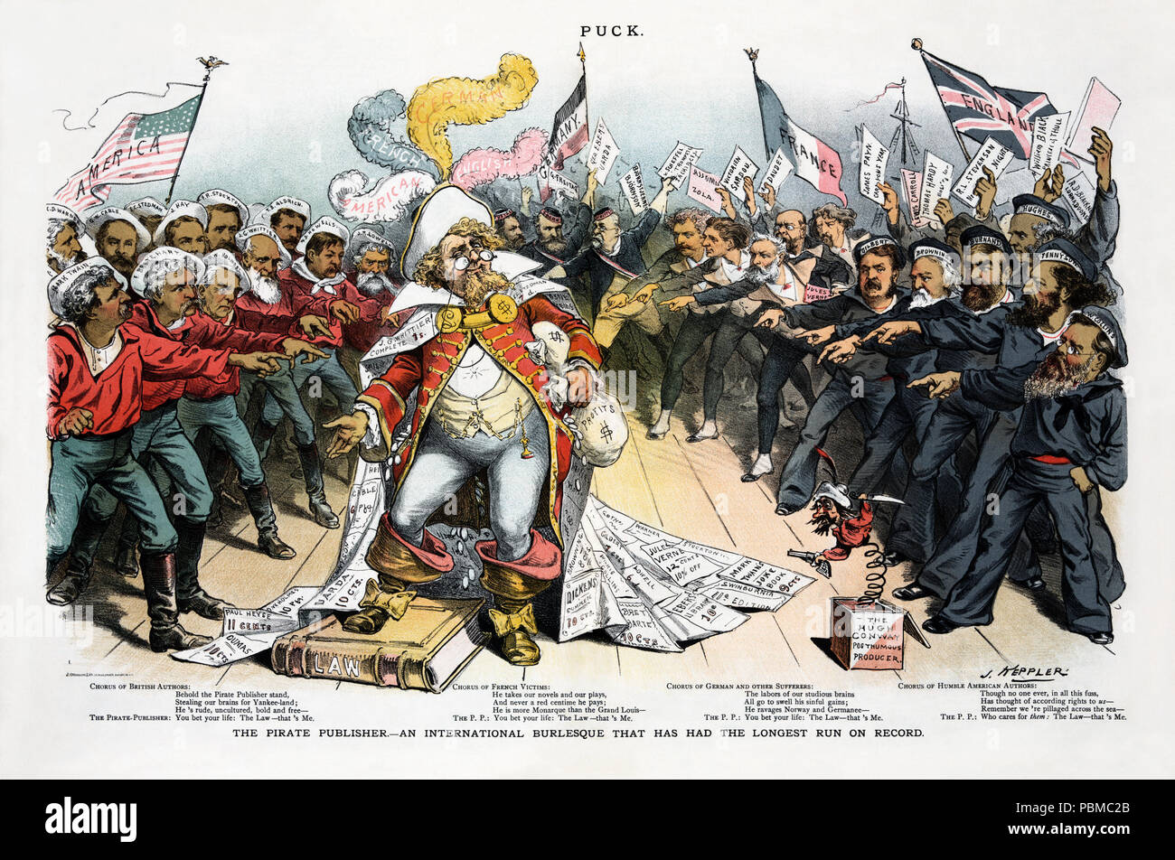 844 Joseph Ferdinand Keppler - The Pirate Publisher - Puck Magazine ...