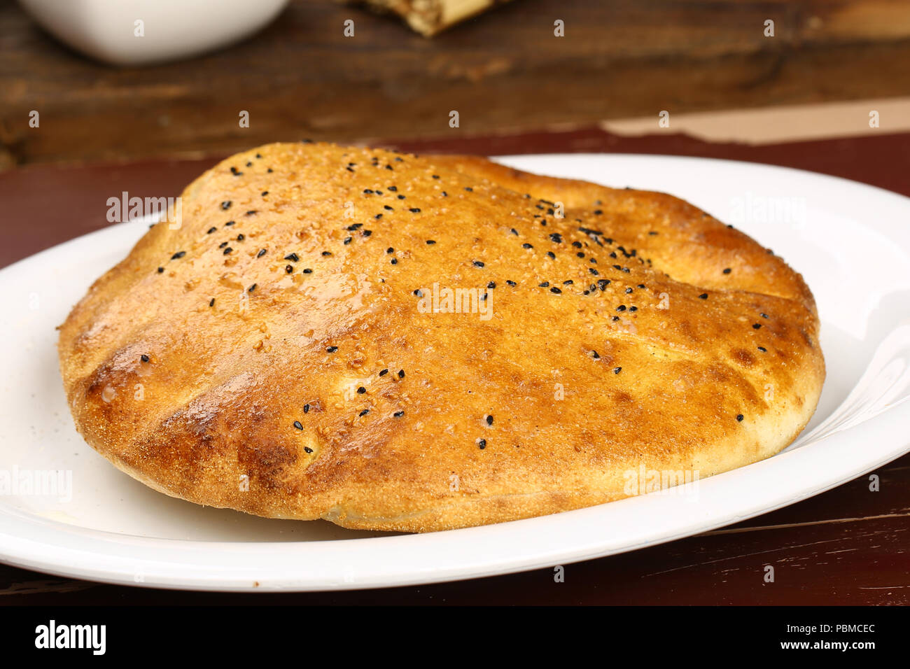 Turkish ground pita bread Stock Photo - Alamy