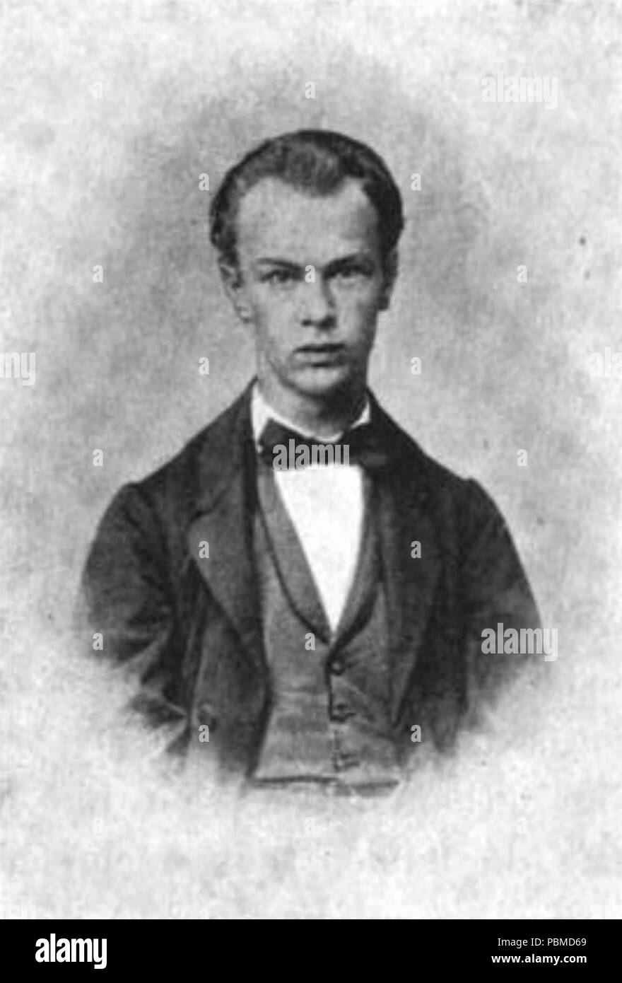 854 Karl Verner i Århus latinskoles øverste klasse Stock Photo - Alamy