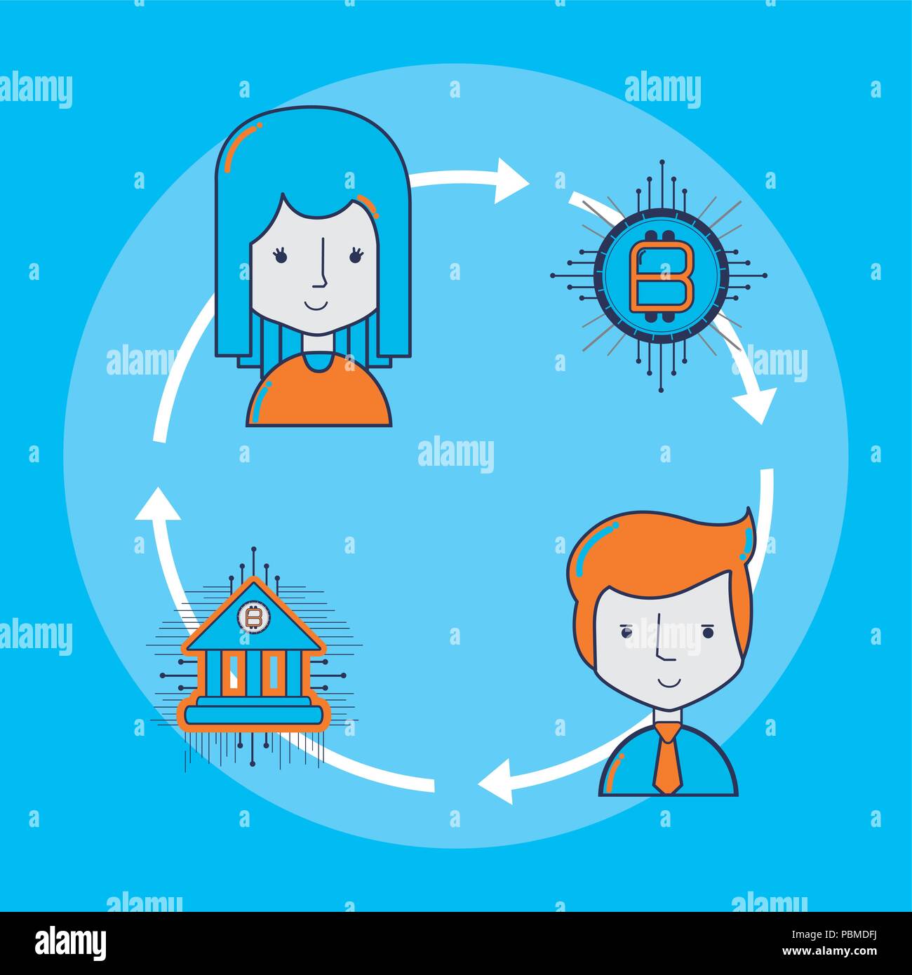 Money transfering Stock Vector Images - Alamy
