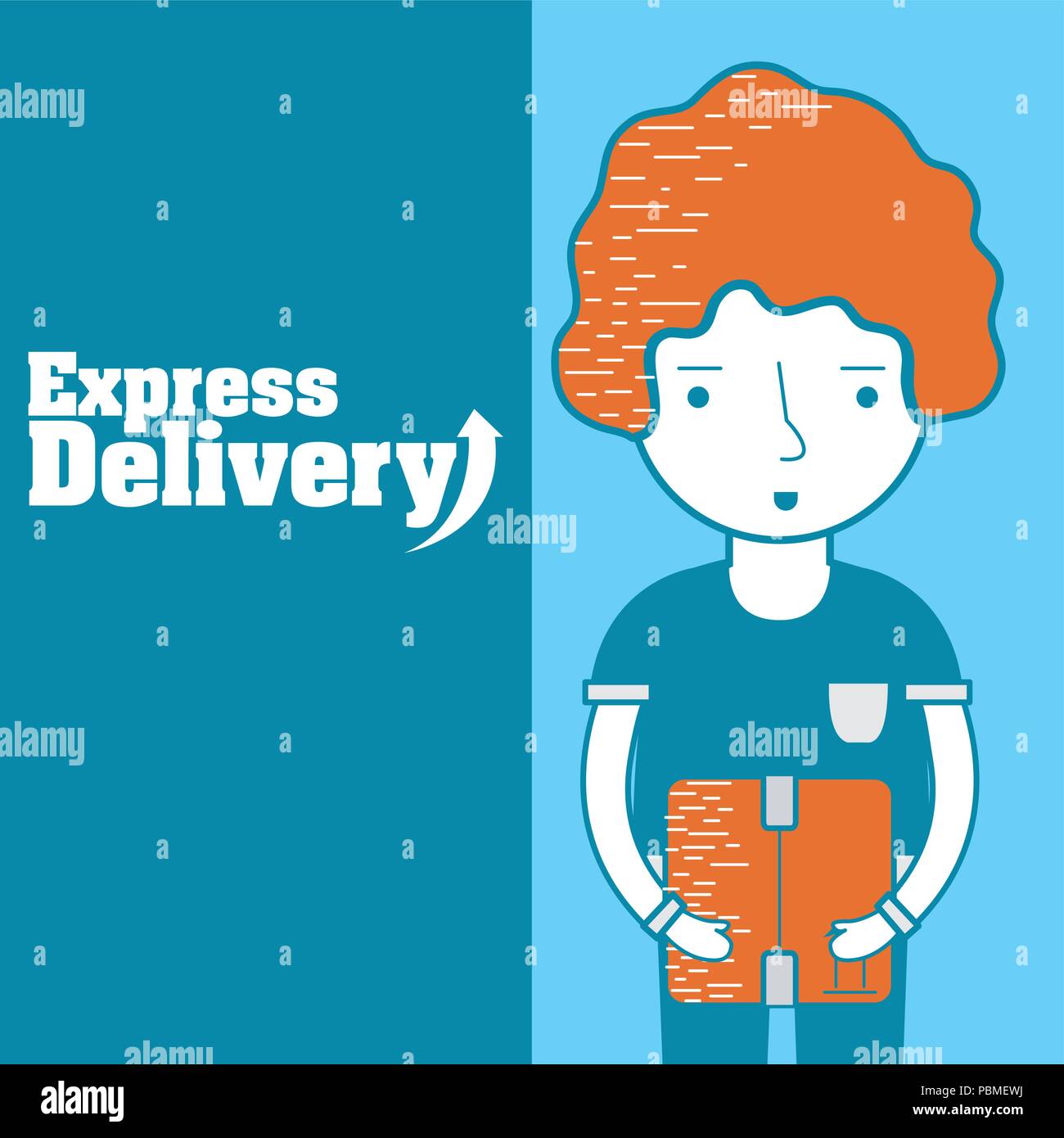 Express delivery cartoon Stock Vector Image & Art - Alamy