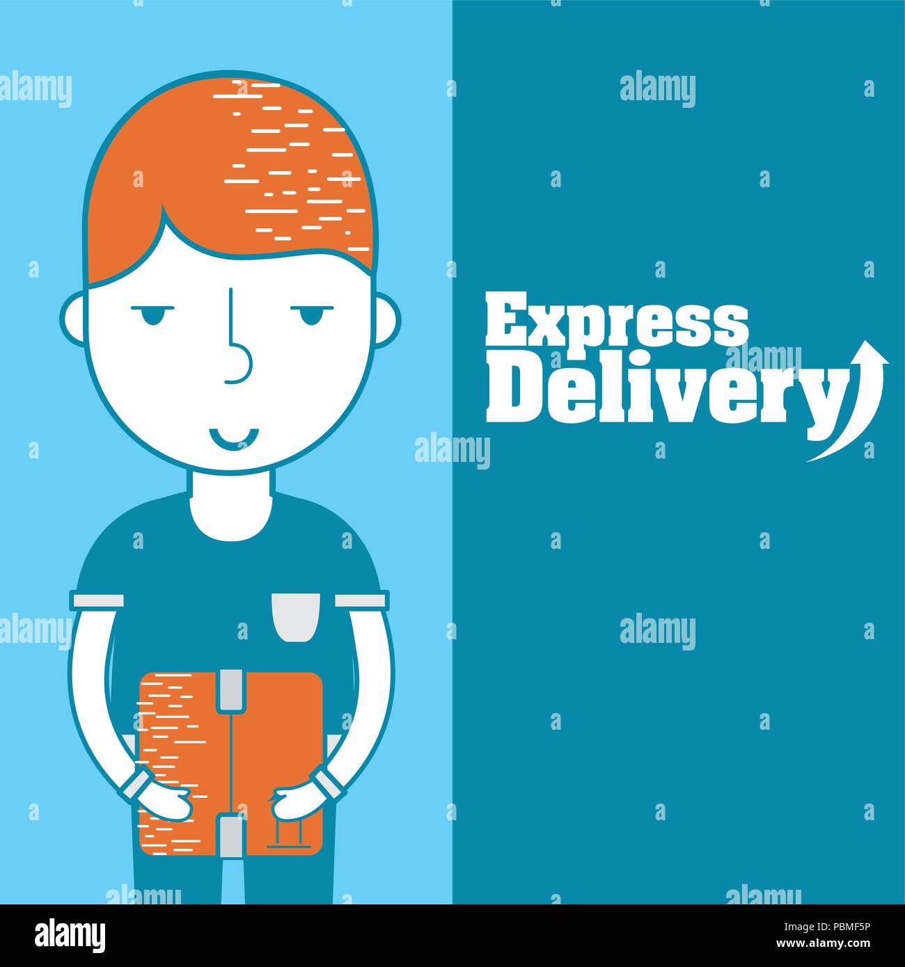 Express delivery cartoon Stock Vector Image & Art - Alamy