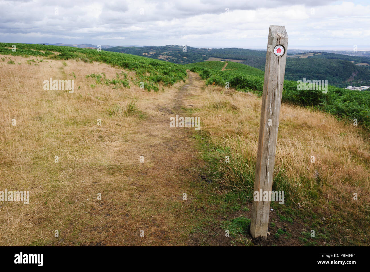 View on The Garth, South Wales Stock Photo - Alamy