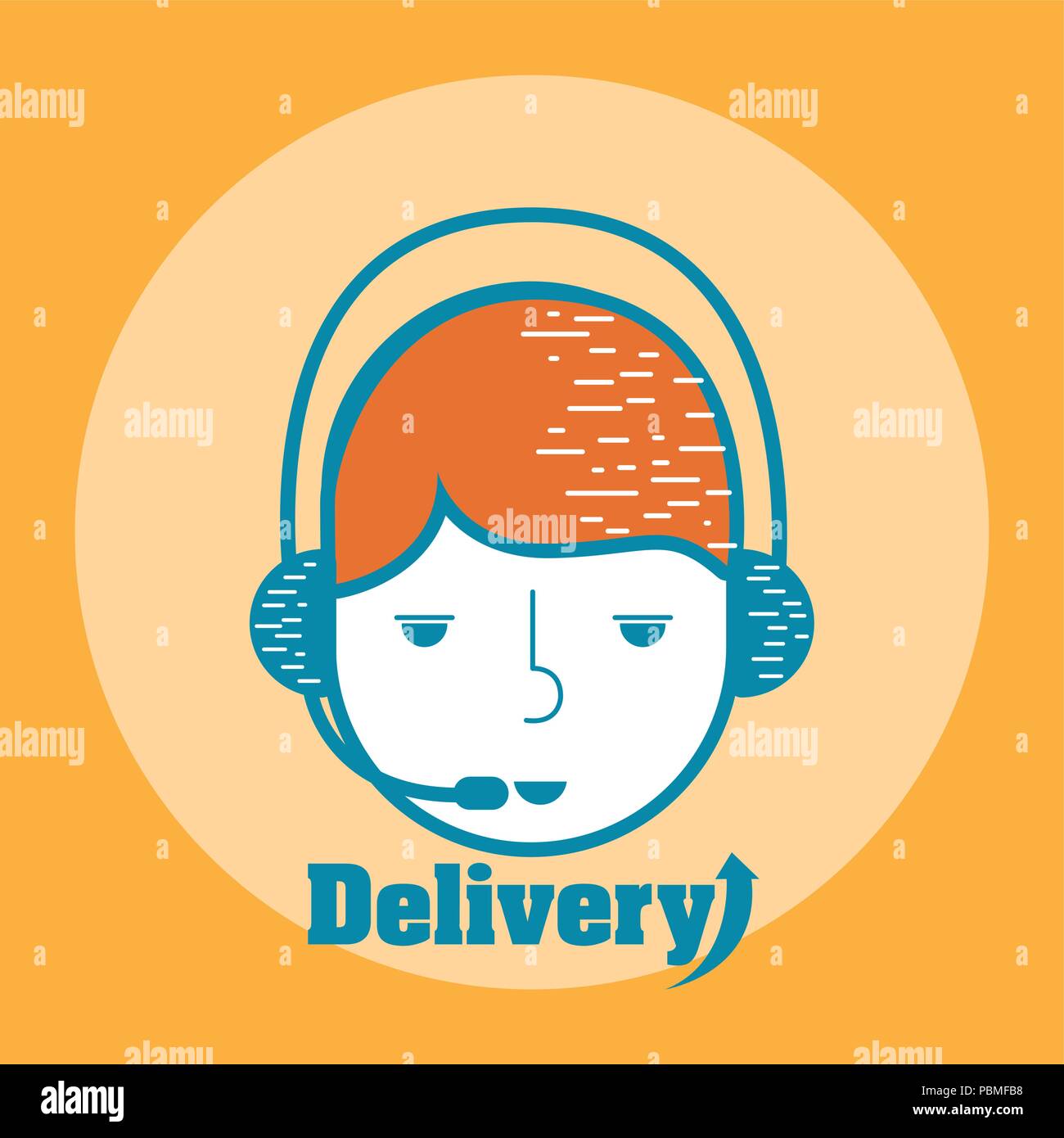 Delivery service cartoon Stock Vector Image & Art - Alamy