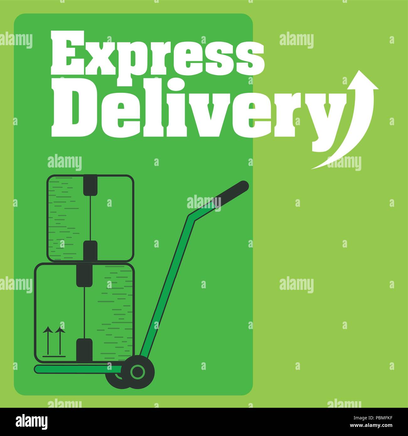Express logistics carrier Stock Vector Images - Alamy