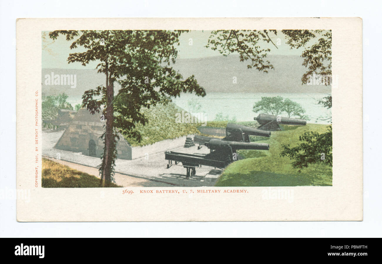 864 Knox Battery, U. S. Millirary Academy (NYPL b12647398-62367 Stock ...