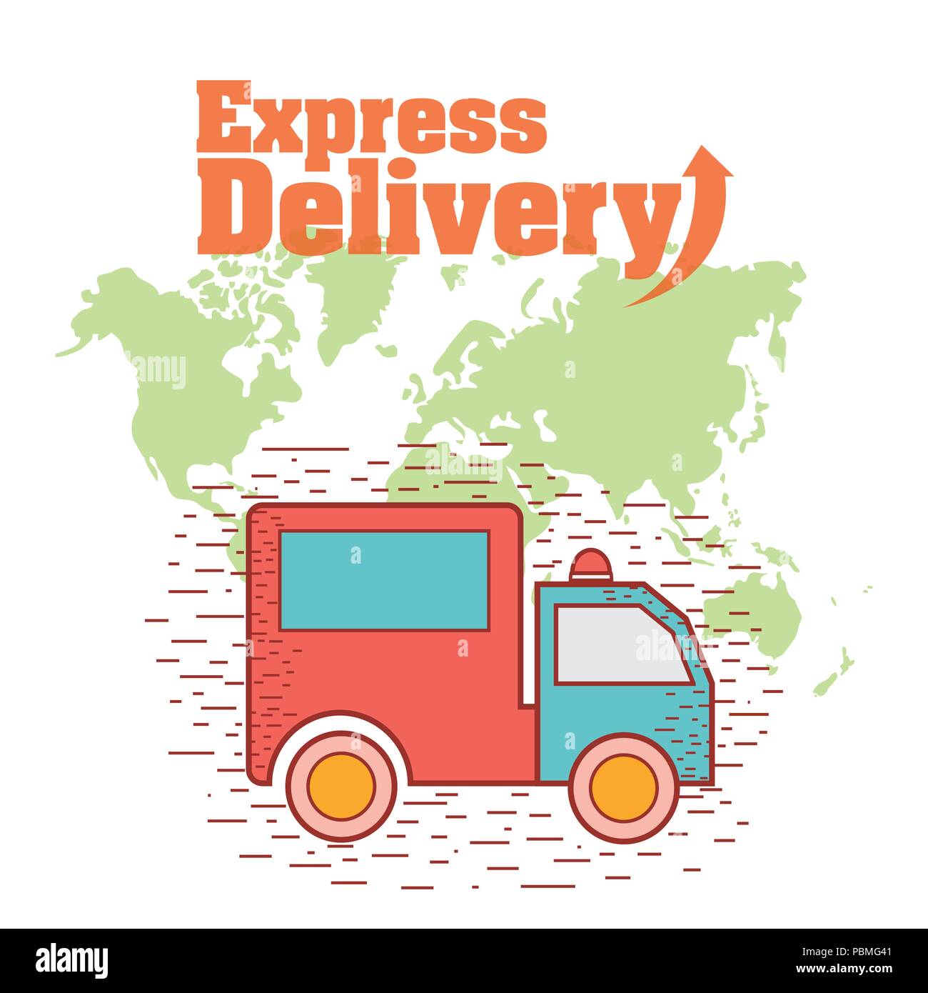 Express delivery concept Stock Vector Image & Art - Alamy