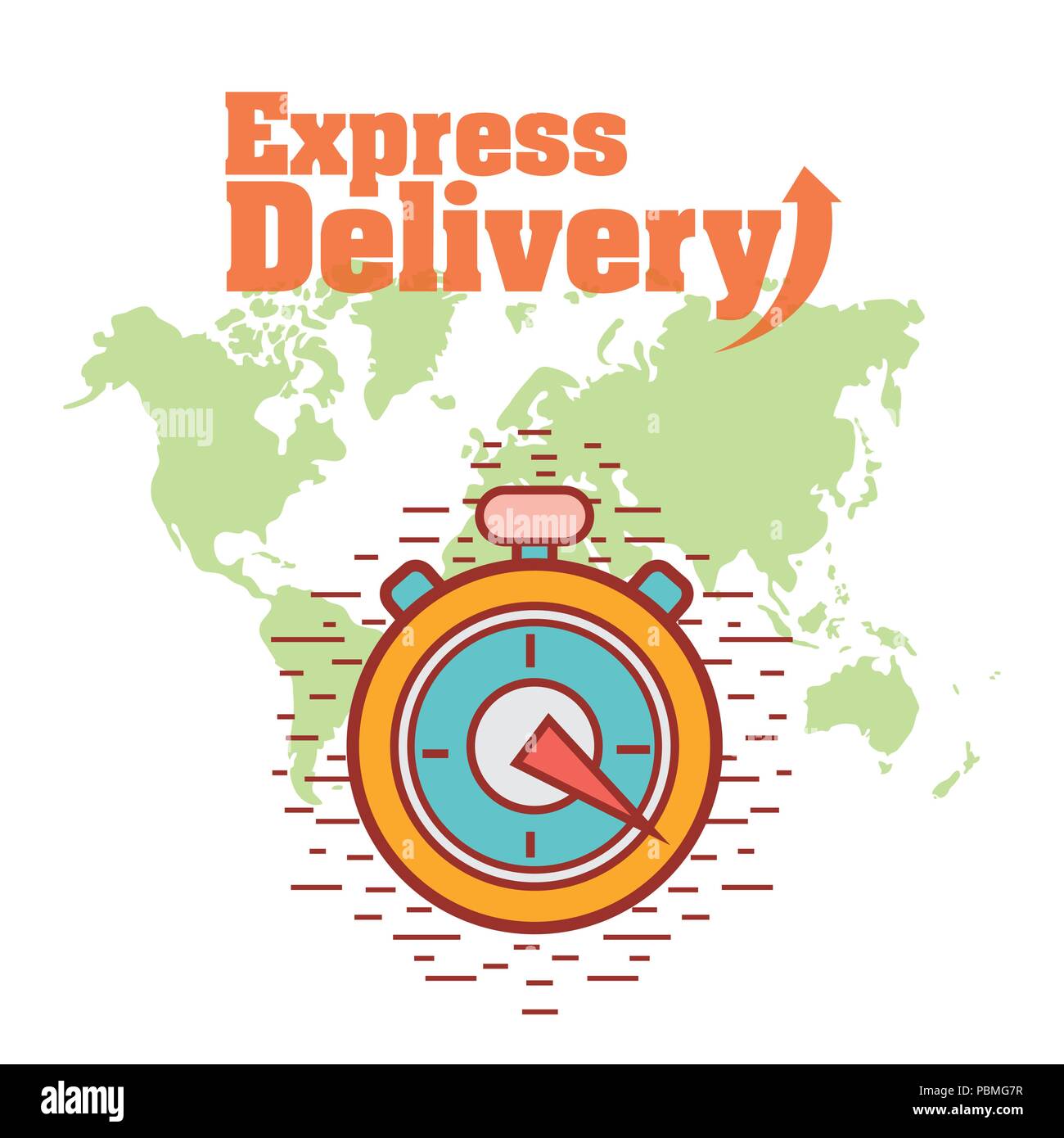 Express delivery concept Stock Vector Image & Art - Alamy