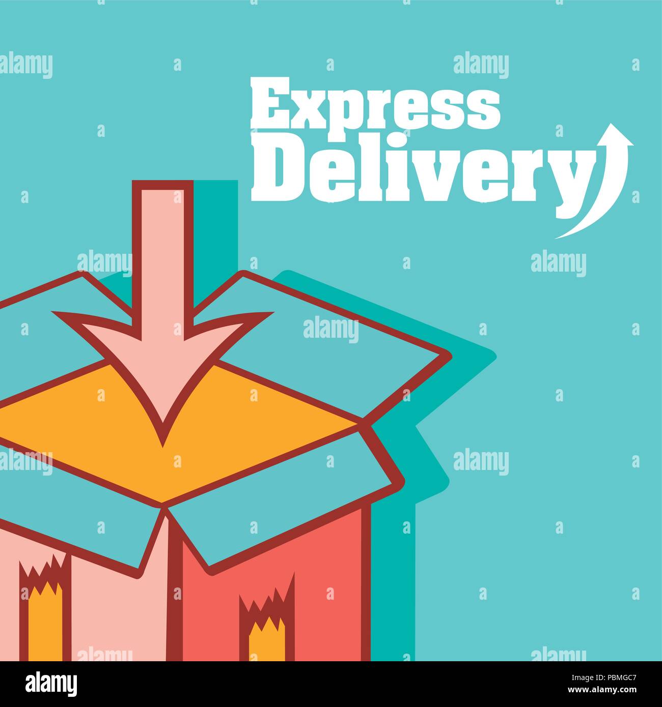Express delivery concept Stock Vector Image & Art - Alamy