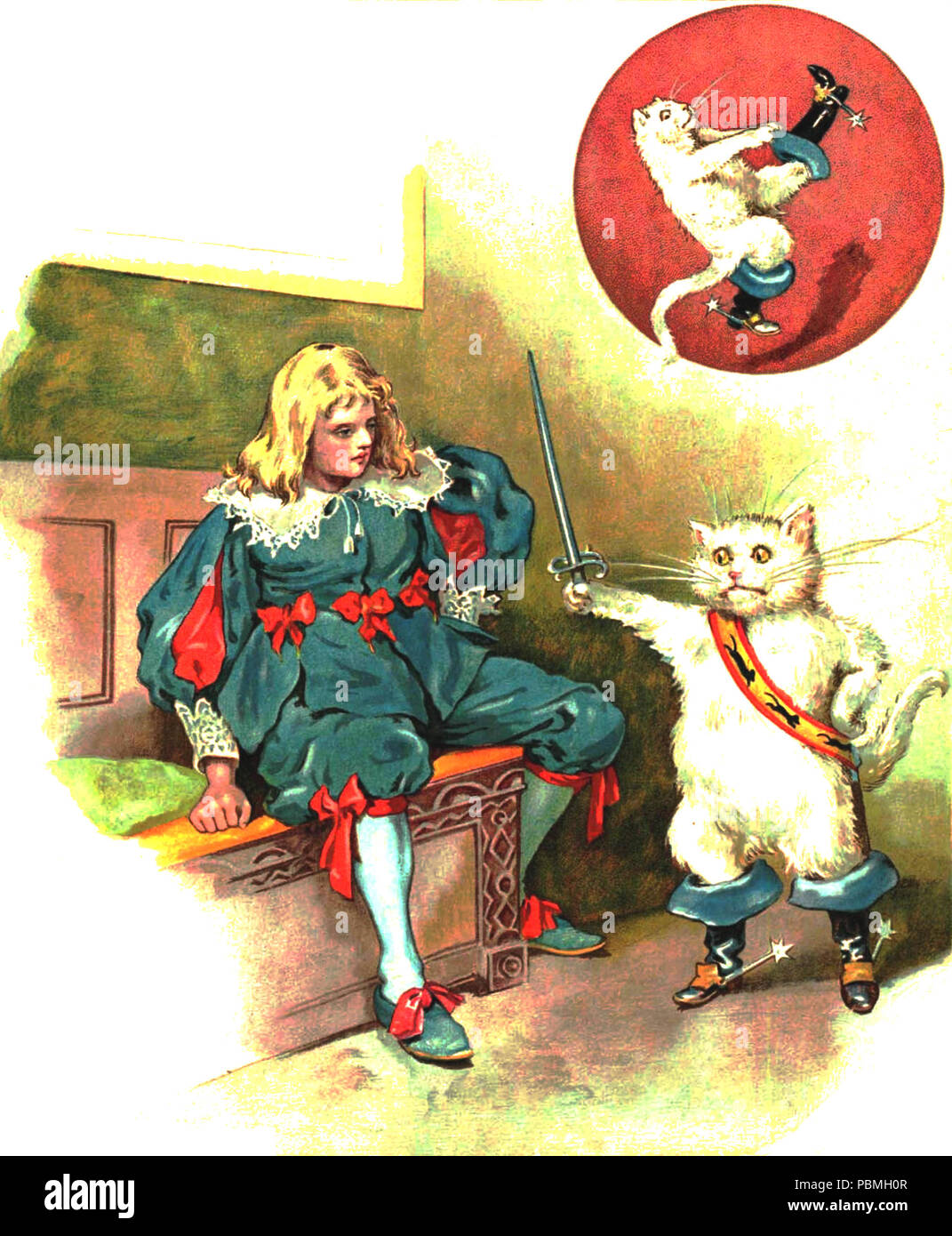 867 Kot w butach (Artur Oppman) page 0004a Stock Photo - Alamy