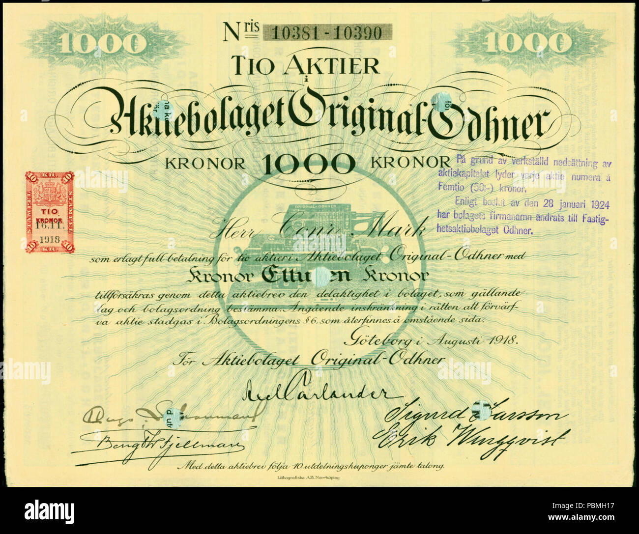 Original odhner hi-res stock photography and images - Alamy