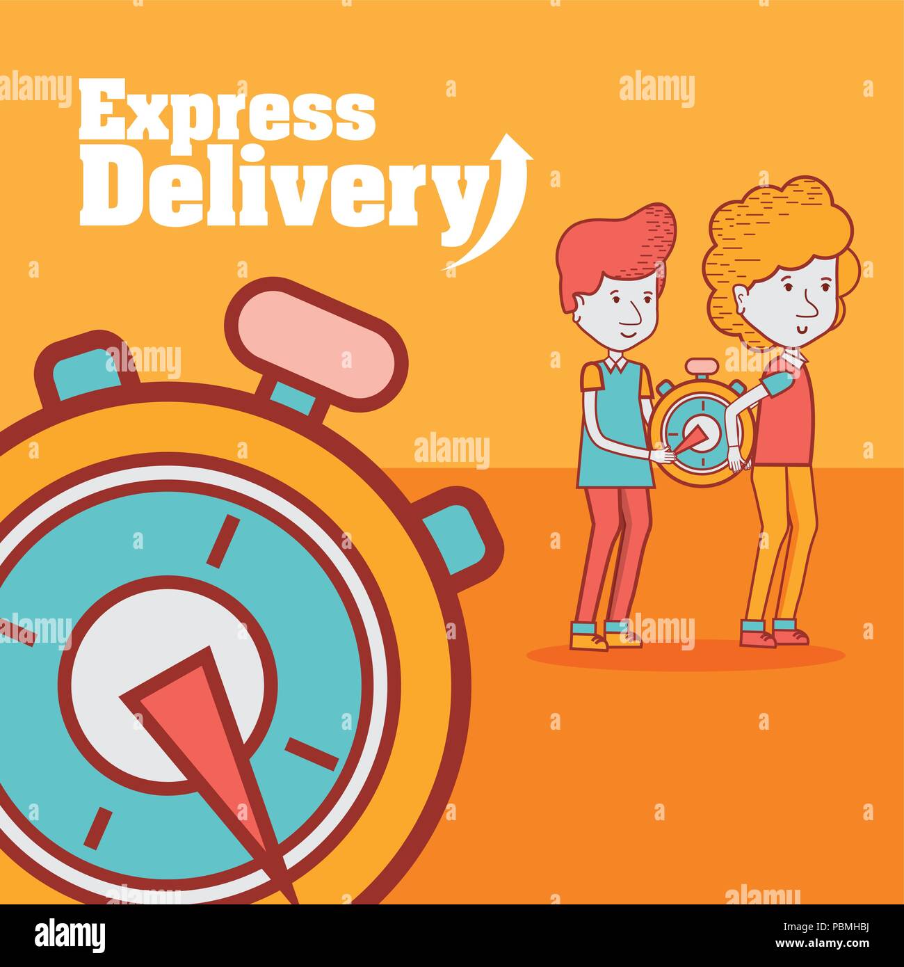 Courier trip Stock Vector Images - Alamy