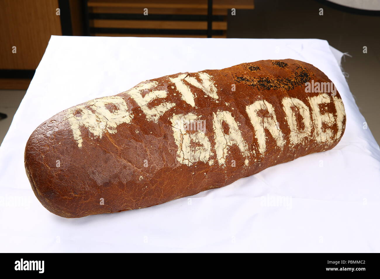 Fresh traditional Loaf of bread - Wholegrain bread Stock Photo - Alamy