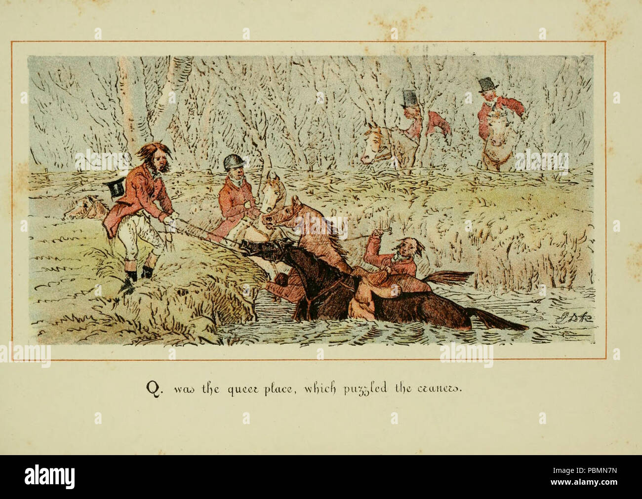 ABC of fox hunting (Plate 17 Stock Photo - Alamy