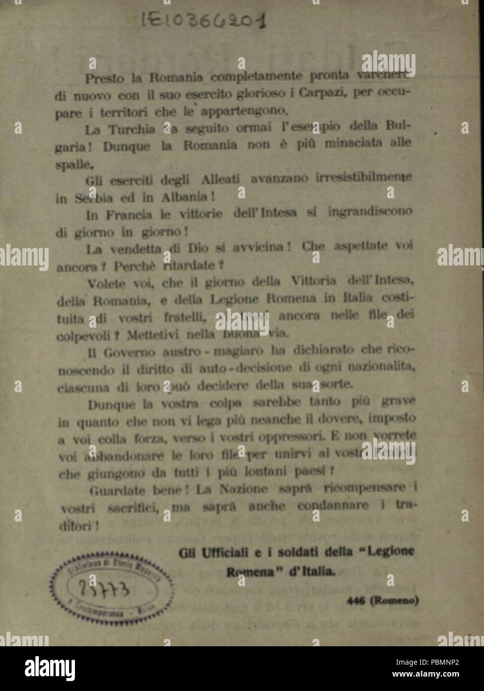 The legione romena hi-res stock photography and images - Alamy