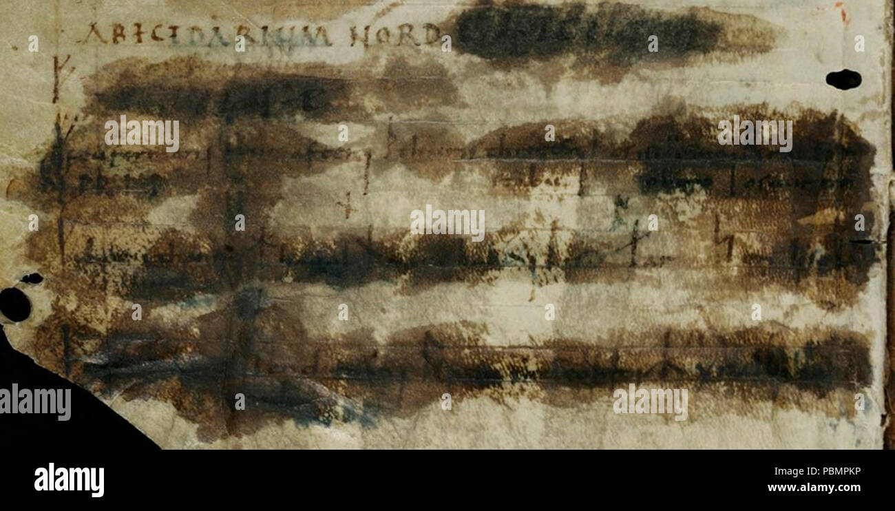 Abecedarium nord scan Stock Photo - Alamy