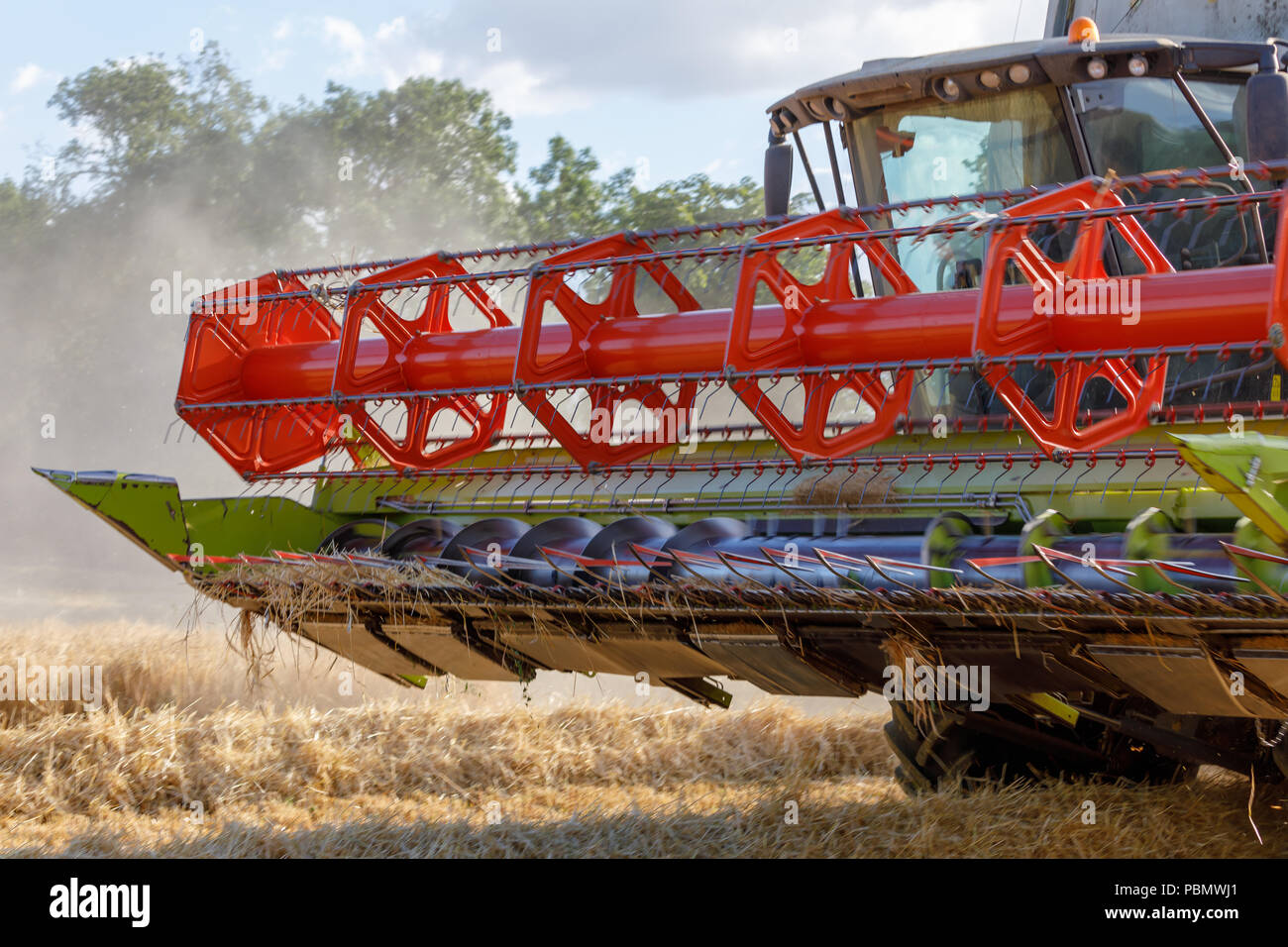 Combine harvester close up hi-res stock photography and images - Alamy