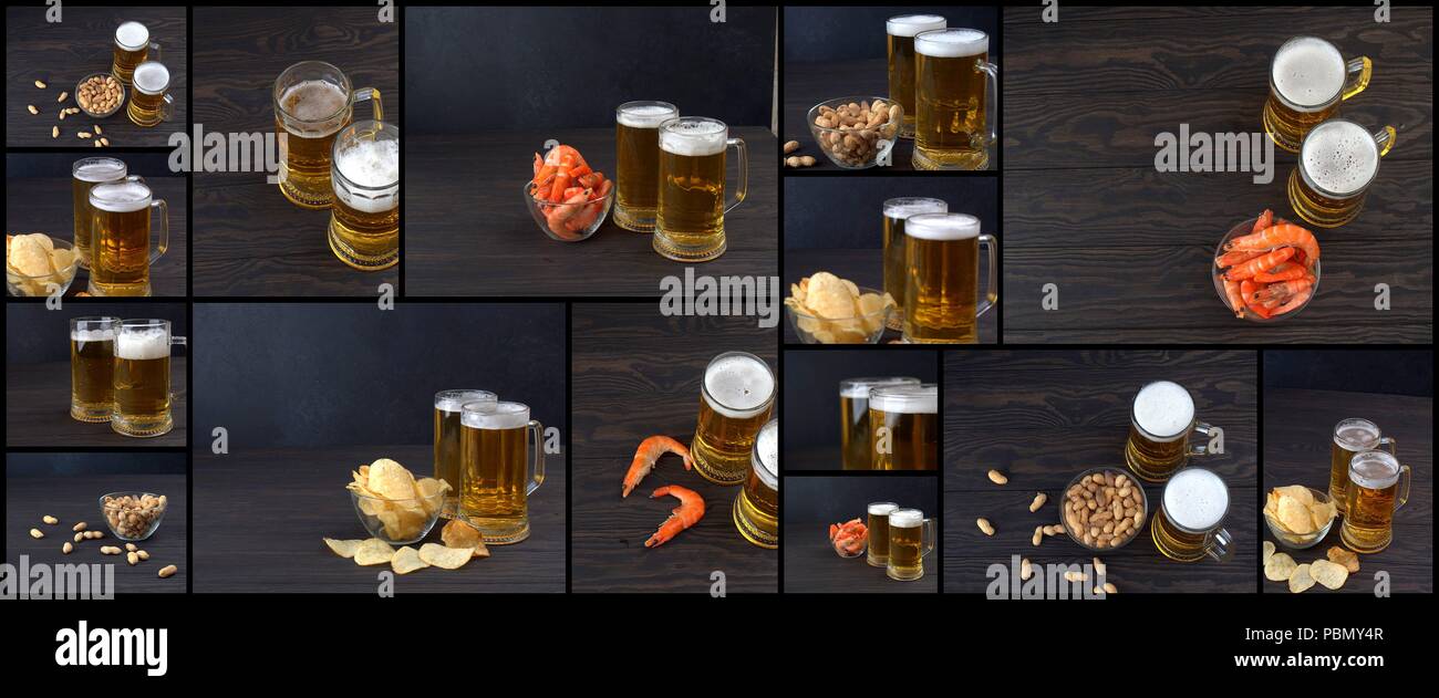 Beer collage hi-res stock photography and images - Alamy