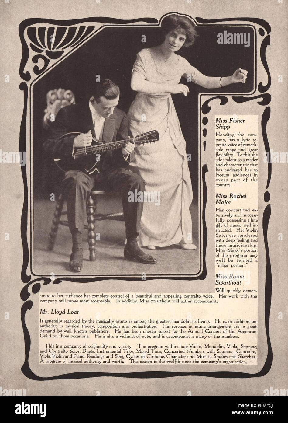 929 Lloyd Loar and Fisher Shipp, c.1920 Stock Photo - Alamy