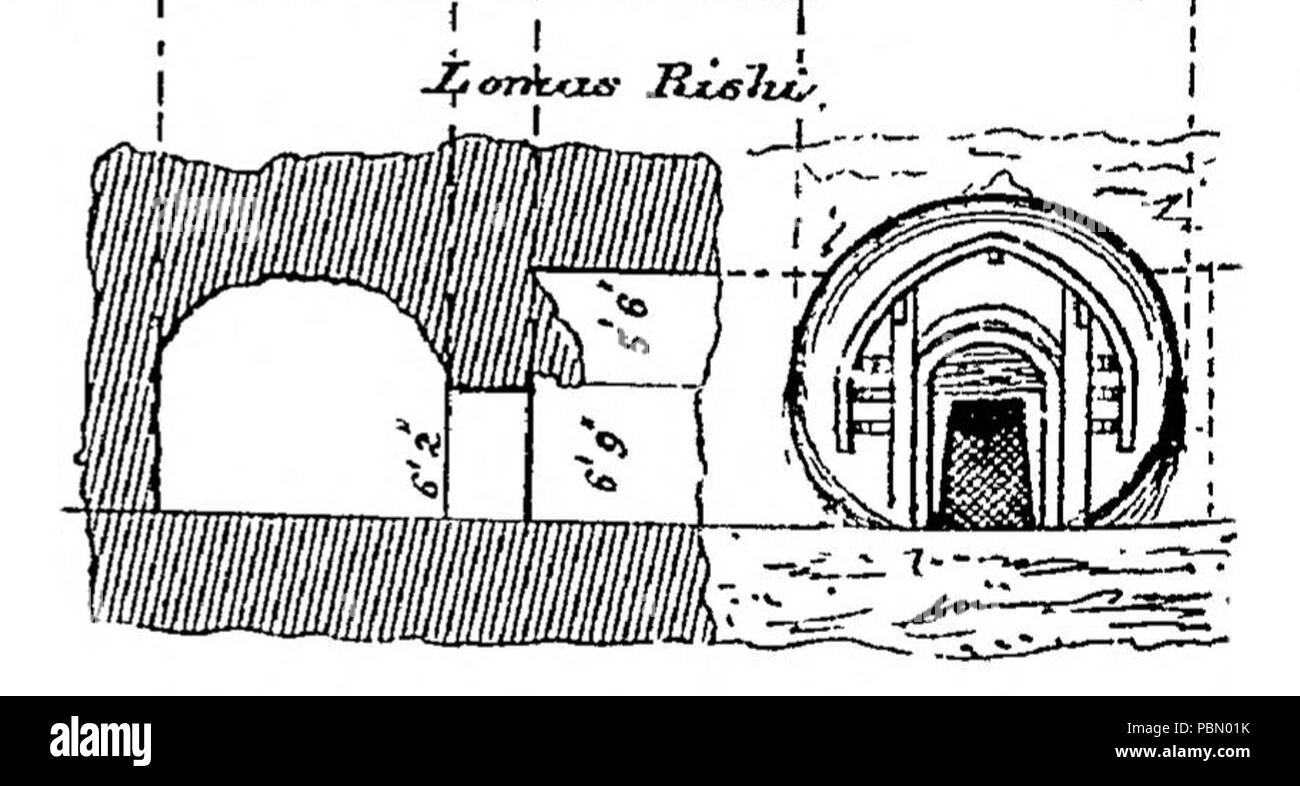 932 Lomas Rishi entrance profile Stock Photo - Alamy