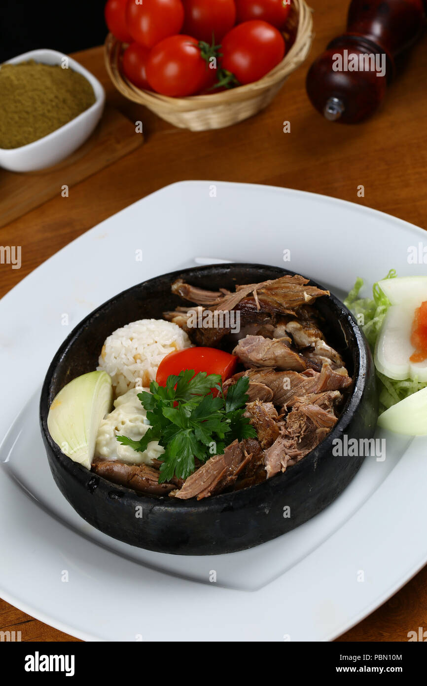Beef Meat saute in stew casserole Stock Photo - Alamy