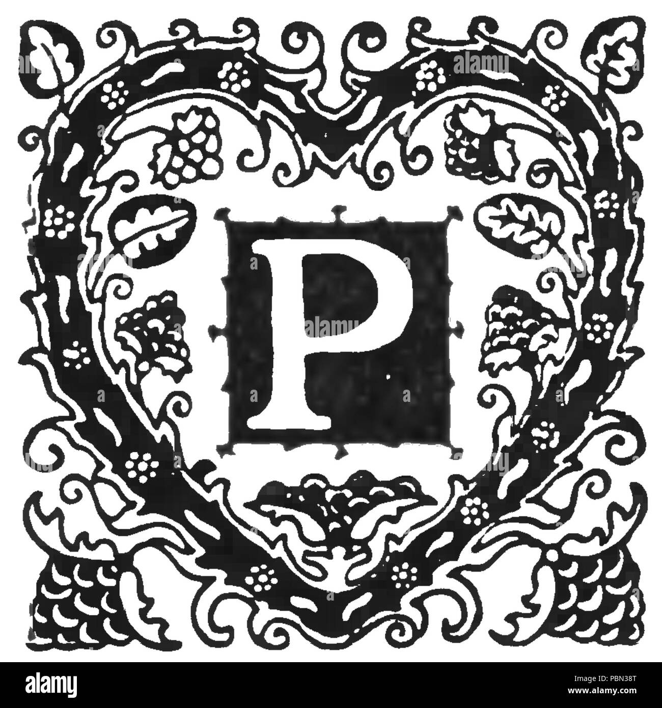 Initial p and p hi-res stock photography and images - Alamy
