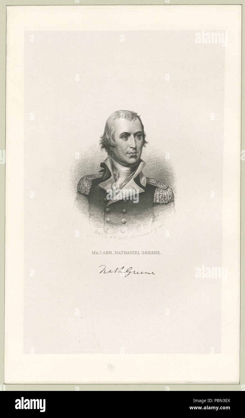 Maj gen nathaniel greene hi-res stock photography and images - Alamy