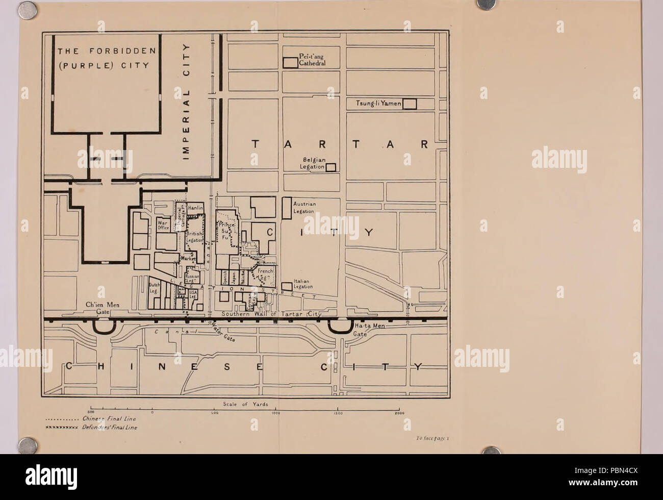 Map of peking hi-res stock photography and images - Alamy