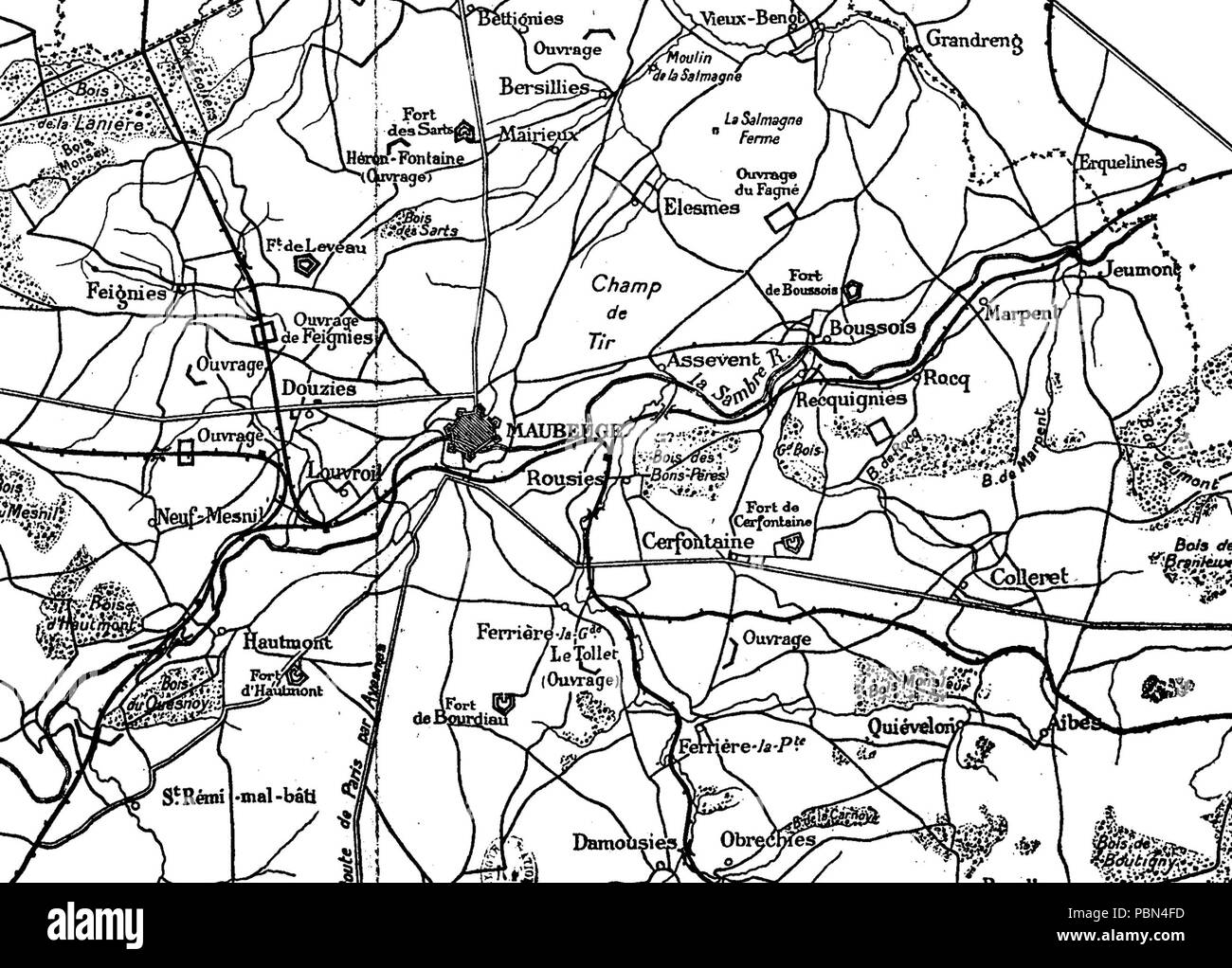 1914 war map hi-res stock photography and images - Alamy
