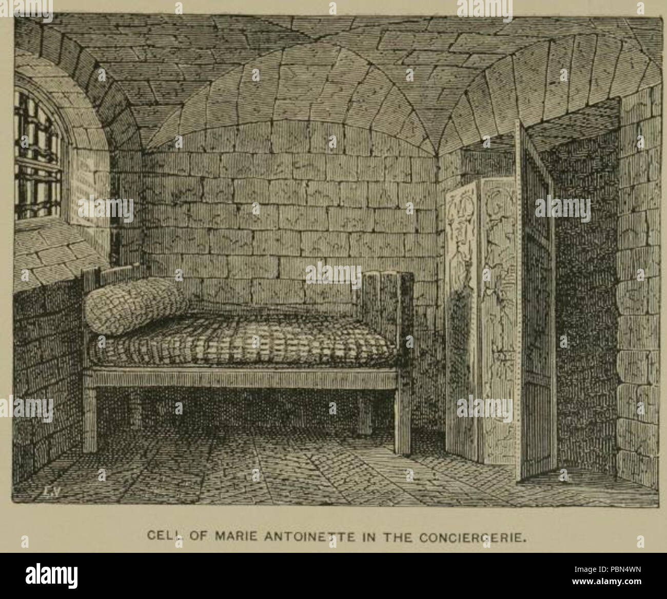 . Cellule de Marie-Antoinette a la Conciergerie . before 1897 998 Marie ...