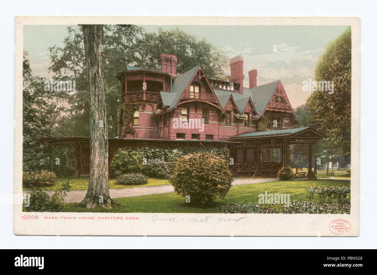 House of Mark Twain, Hartford, Conn Stock Photo - Alamy