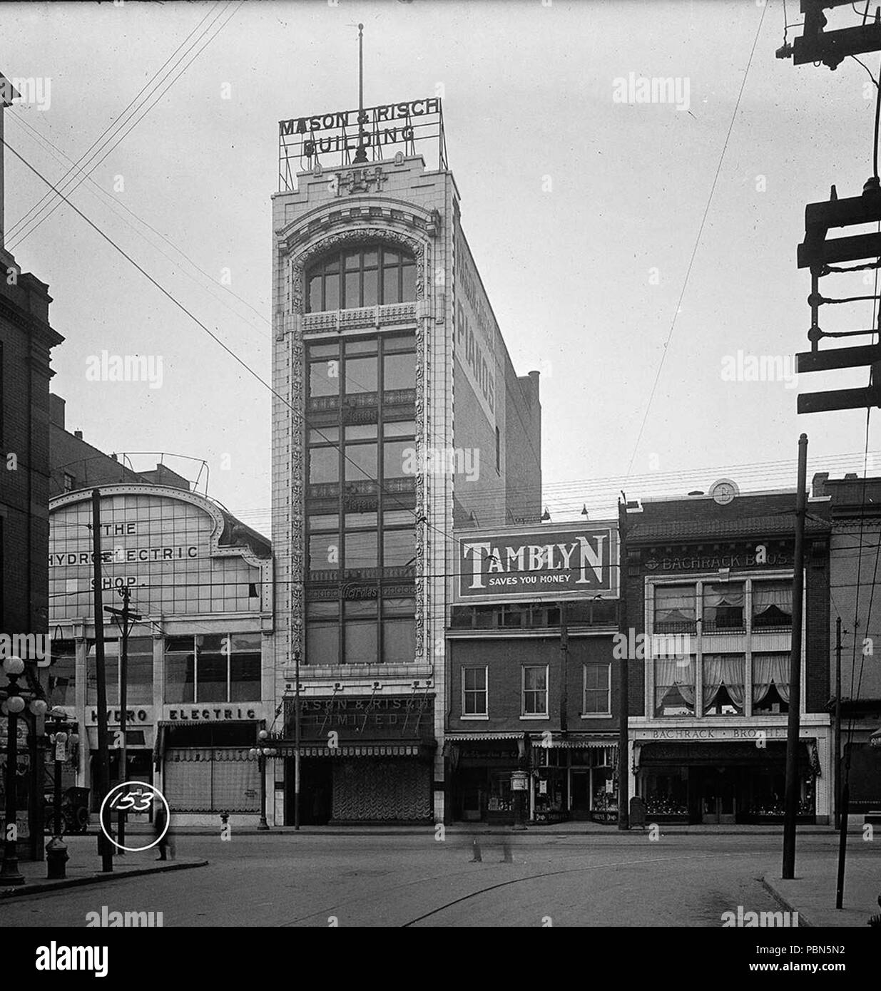 Historic company building Black and White Stock Photos & Images - Alamy