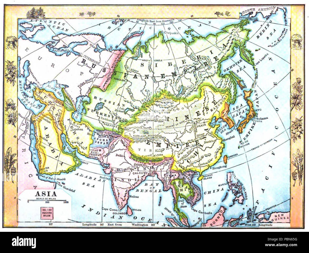 Geography of asia hi-res stock photography and images - Alamy