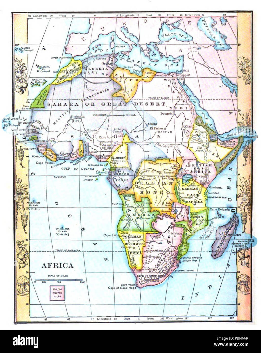 Geography of africa hi-res stock photography and images - Alamy