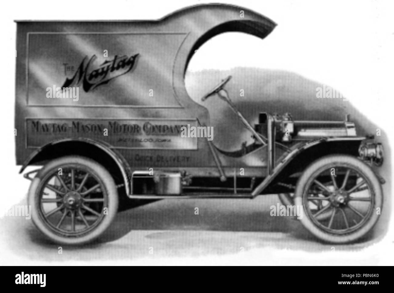 1010 Maytag Model 12 Commercial car with Delivery car body (1911 Stock ...