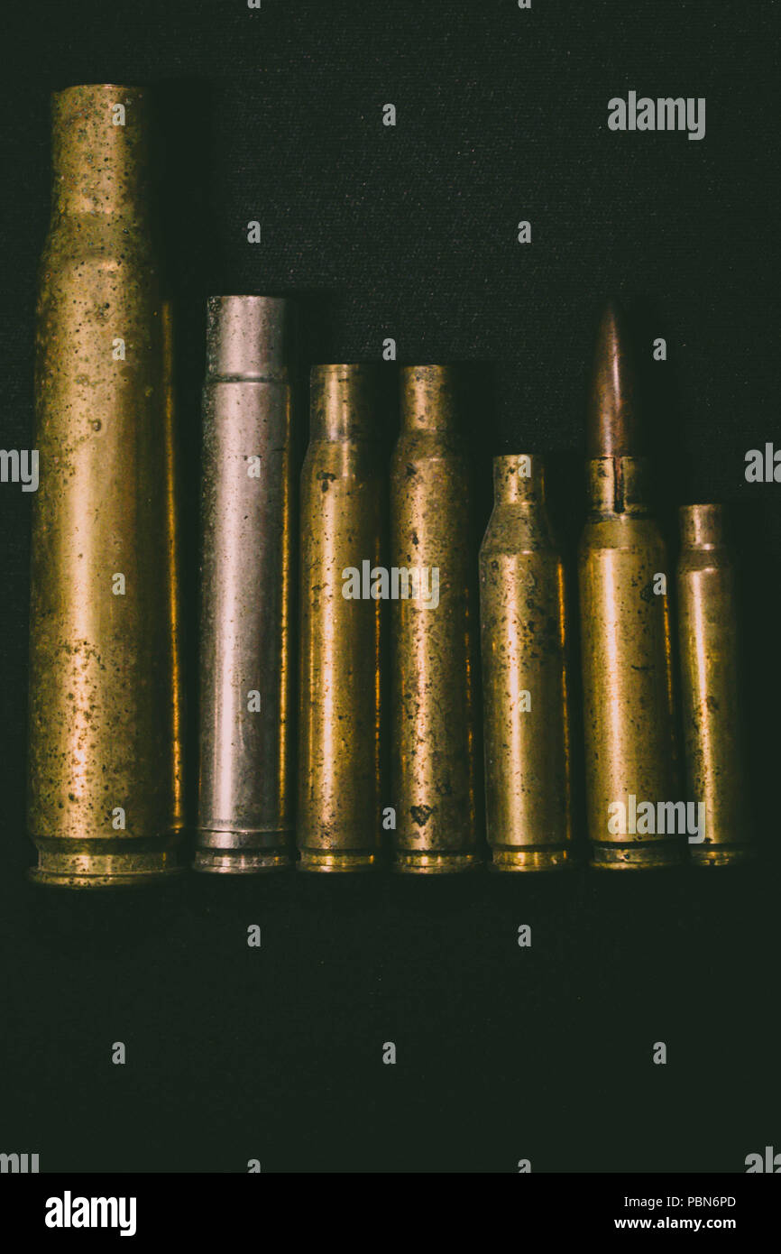 bullets of my gun Stock Photo - Alamy