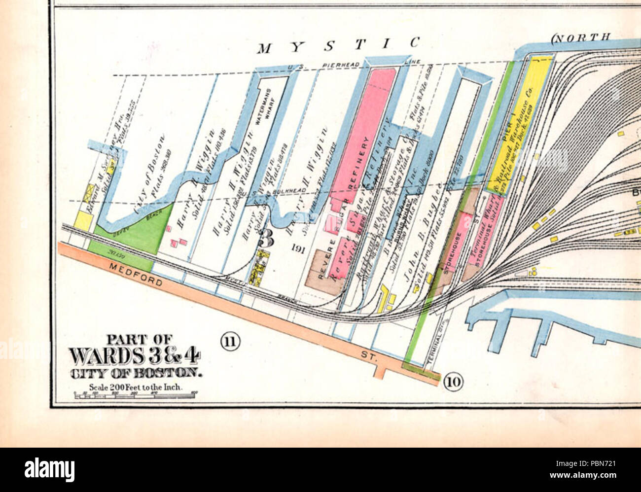 Map of ward hi-res stock photography and images - Alamy