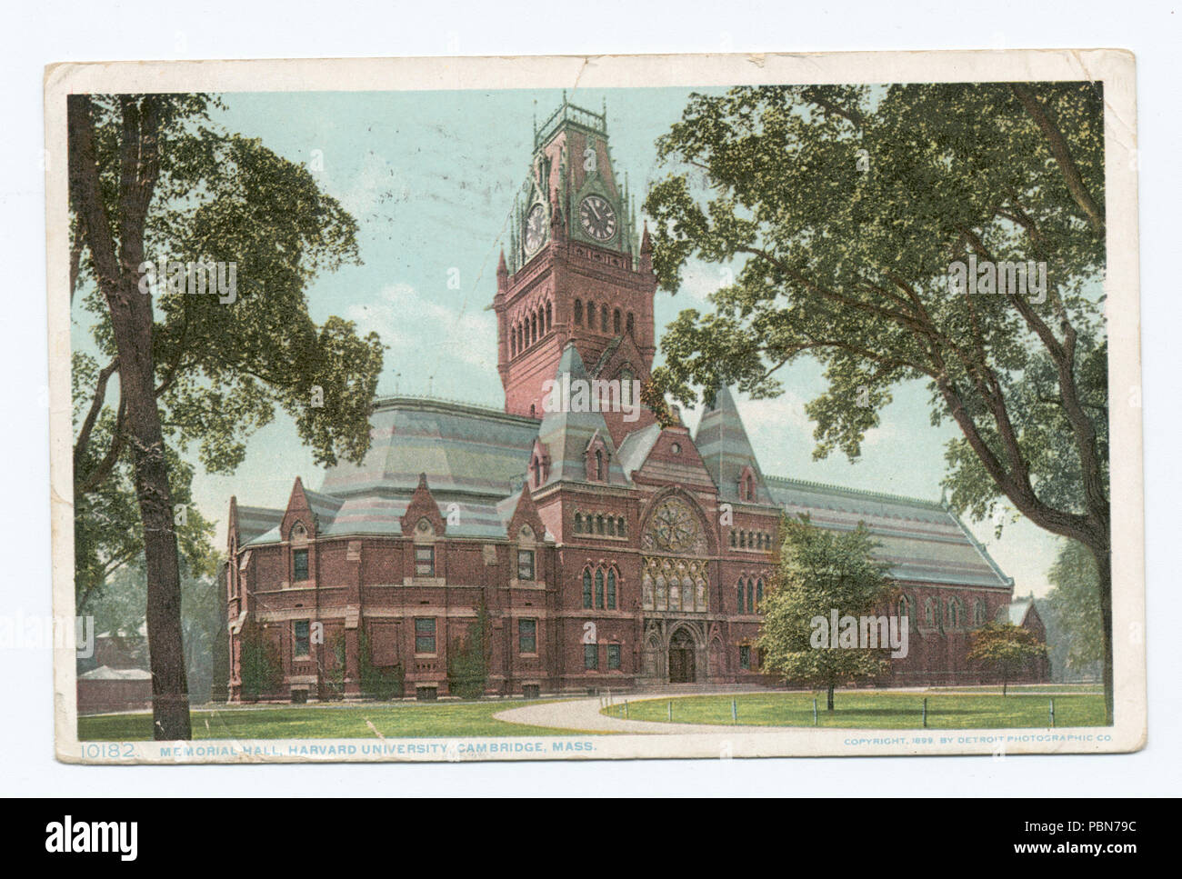 Harvard university buildings memorial hall hi-res stock photography and ...