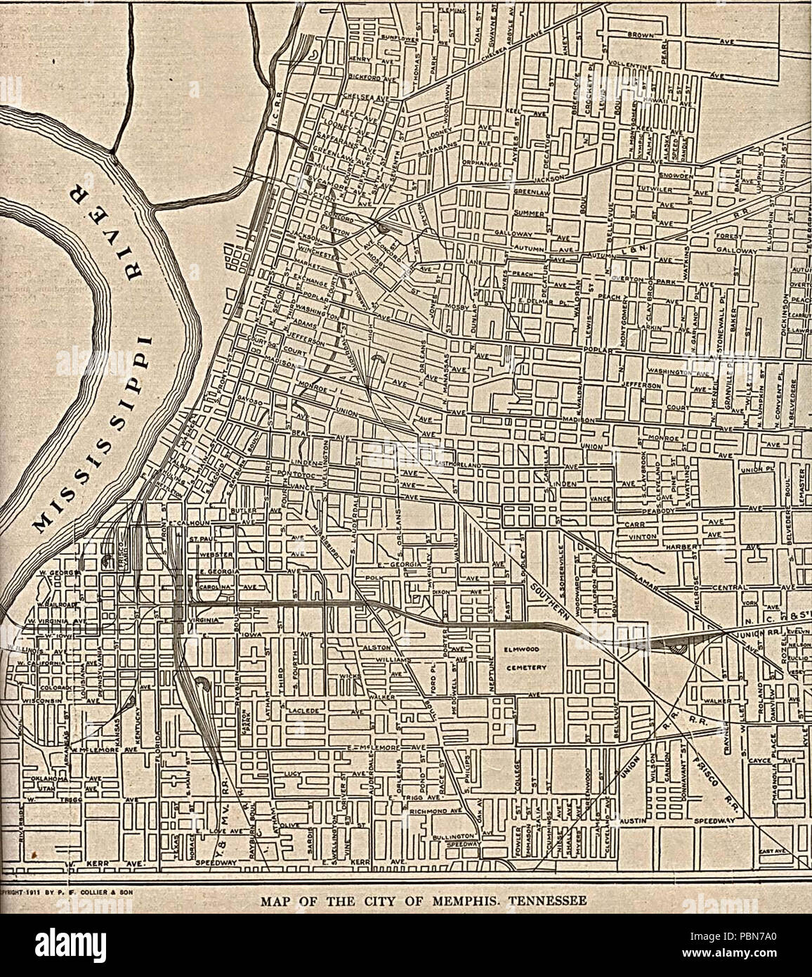 Memphis map hi-res stock photography and images - Alamy