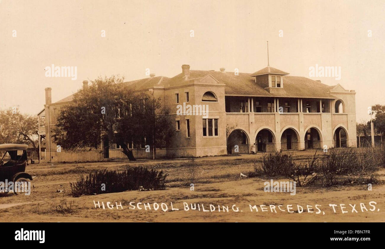 1019 Mercedes, Texas High School Stock Photo - Alamy
