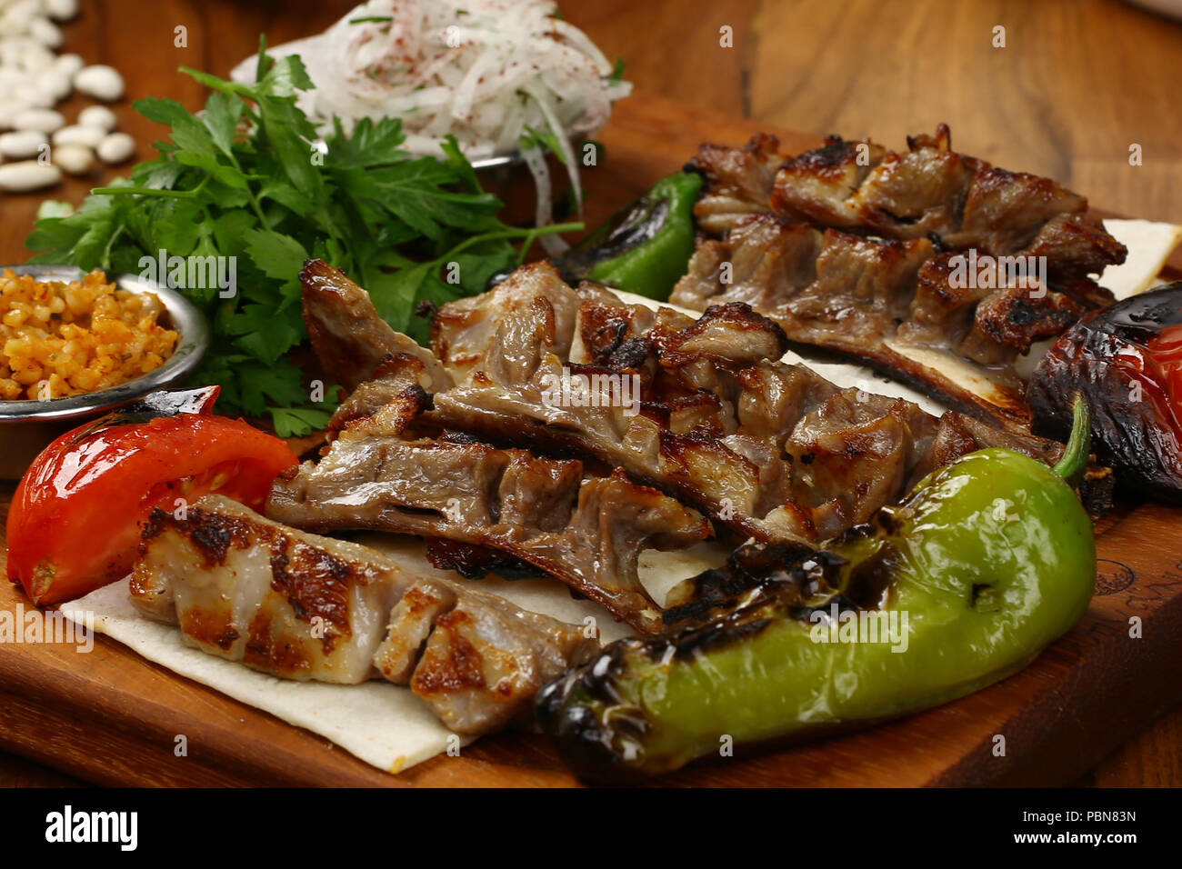 Lamb chops with chips hi-res stock photography and images - Alamy