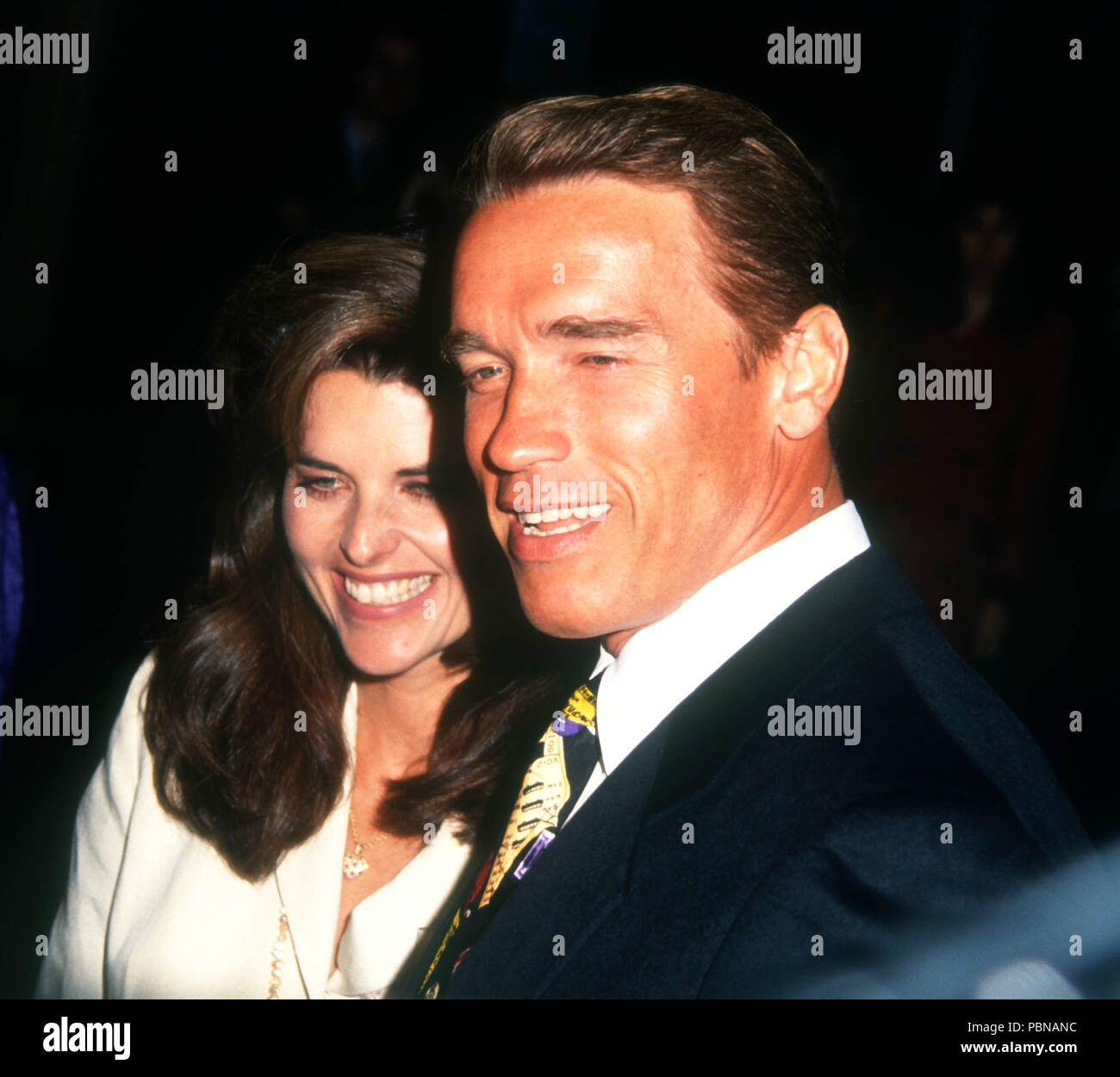 LOS ANGELES, CA - APRIL 6: (L-R) Maria Shriver and Actor Arnold ...
