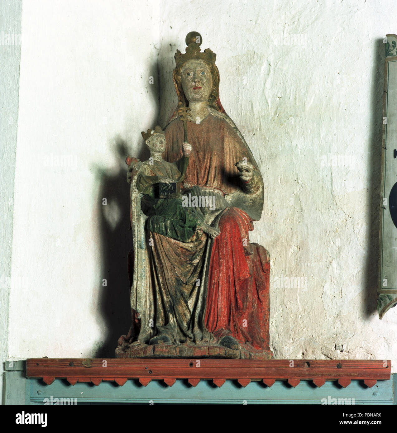 980 Madonna med barn. 1200-T - Bønsnes kirke - Kulturhistorisk museum ...