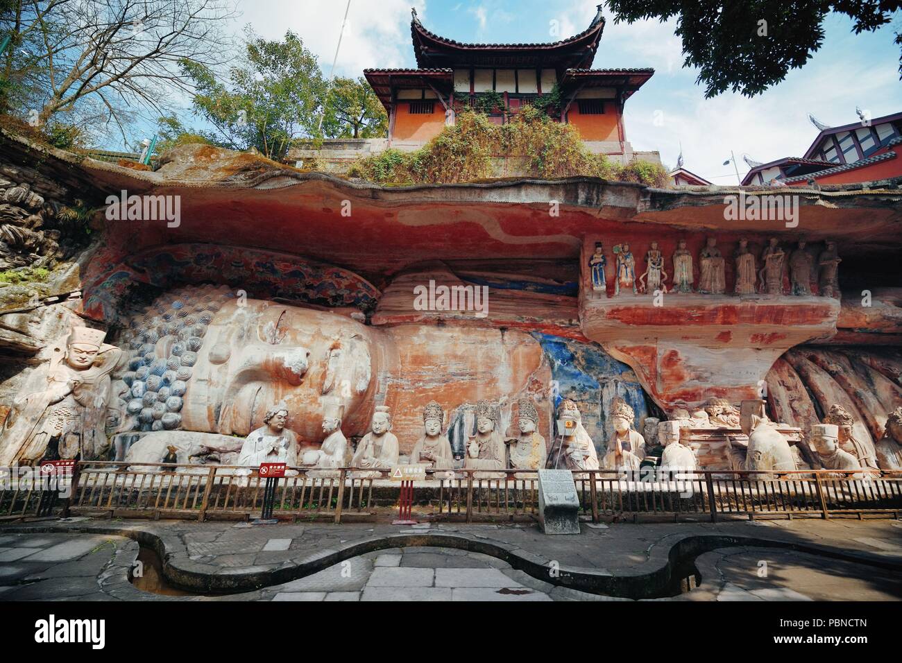 Dazu Rock Carvings as the World Heritage Site located in suburb ...
