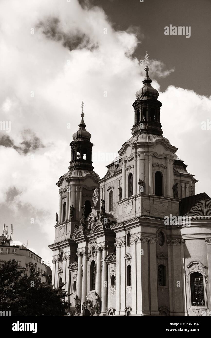 Prague city view with historical buildings in Czech Republic Stock ...