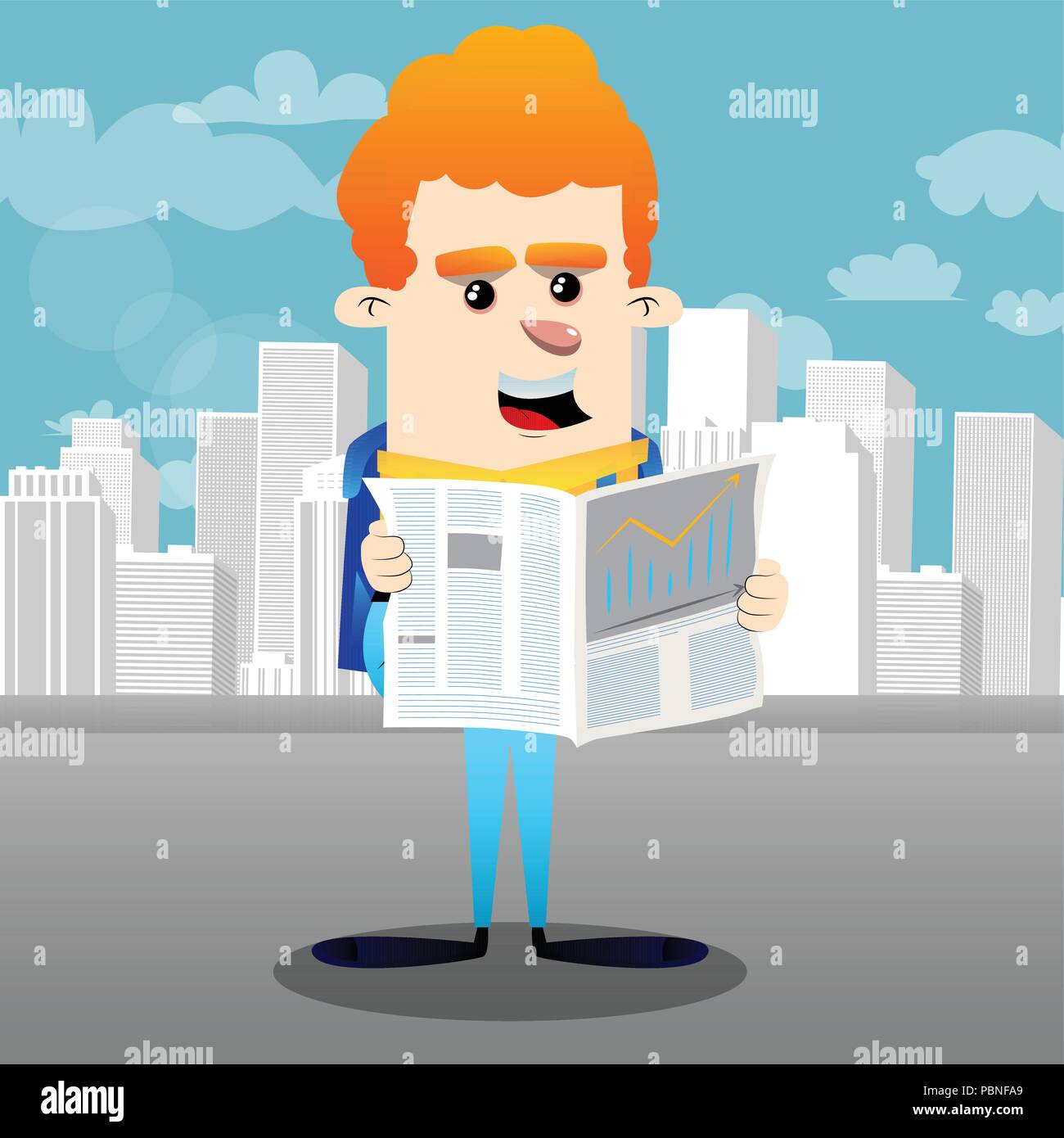 Newspaper Cartoon Character High Resolution Stock Photography and ...